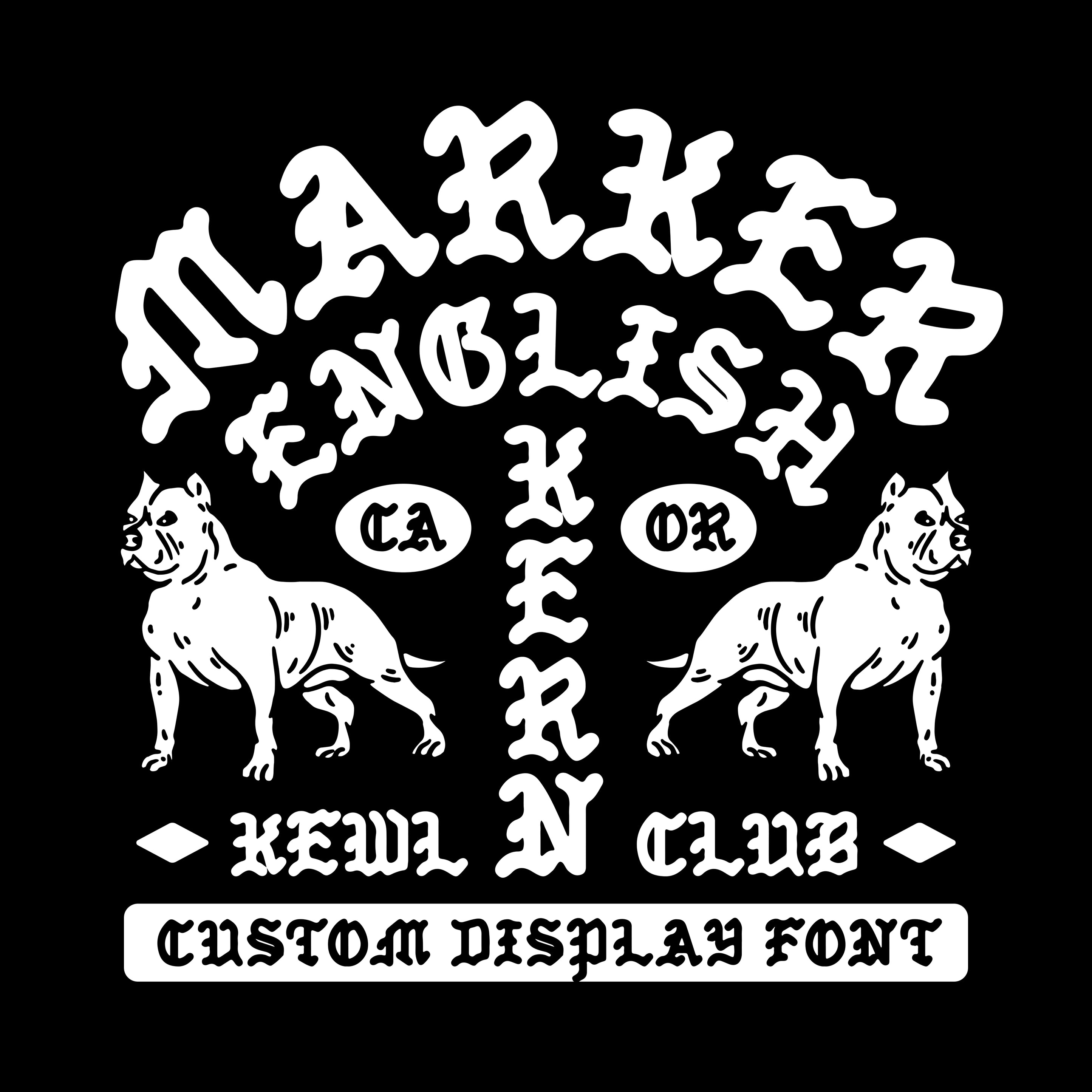 Marker English Font – Kern Club